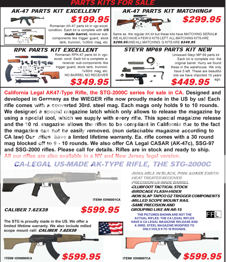Inter-Ordnance CA-Legal STG-2000C AK - Calguns.net