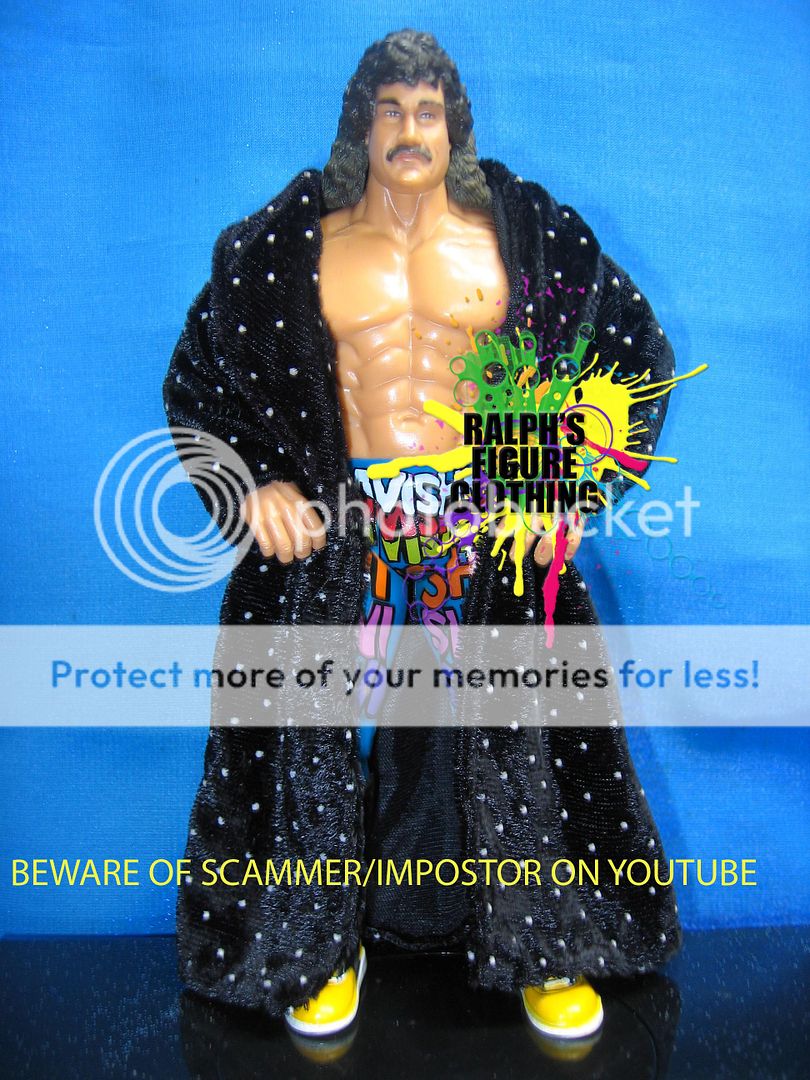 RICK RUDE BLACK VELVET ROBE | Ralph's Figure Clothing