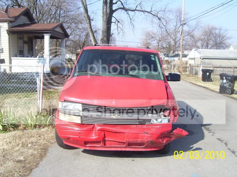 photos of my van that i crashed last week! | Chevy Astro and GMC Safari ...