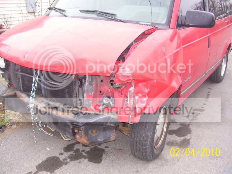 photos of my van that i crashed last week! | Chevy Astro and GMC Safari ...