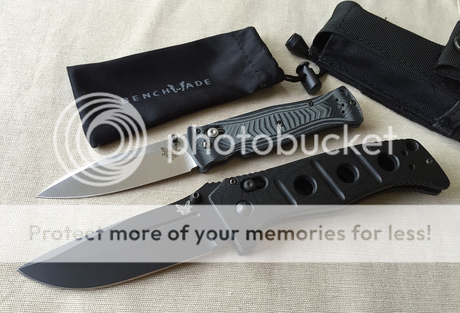 Benchmade 531 Pardue, 275BK Adamas and Spyderco SS Police & SS Endura ...